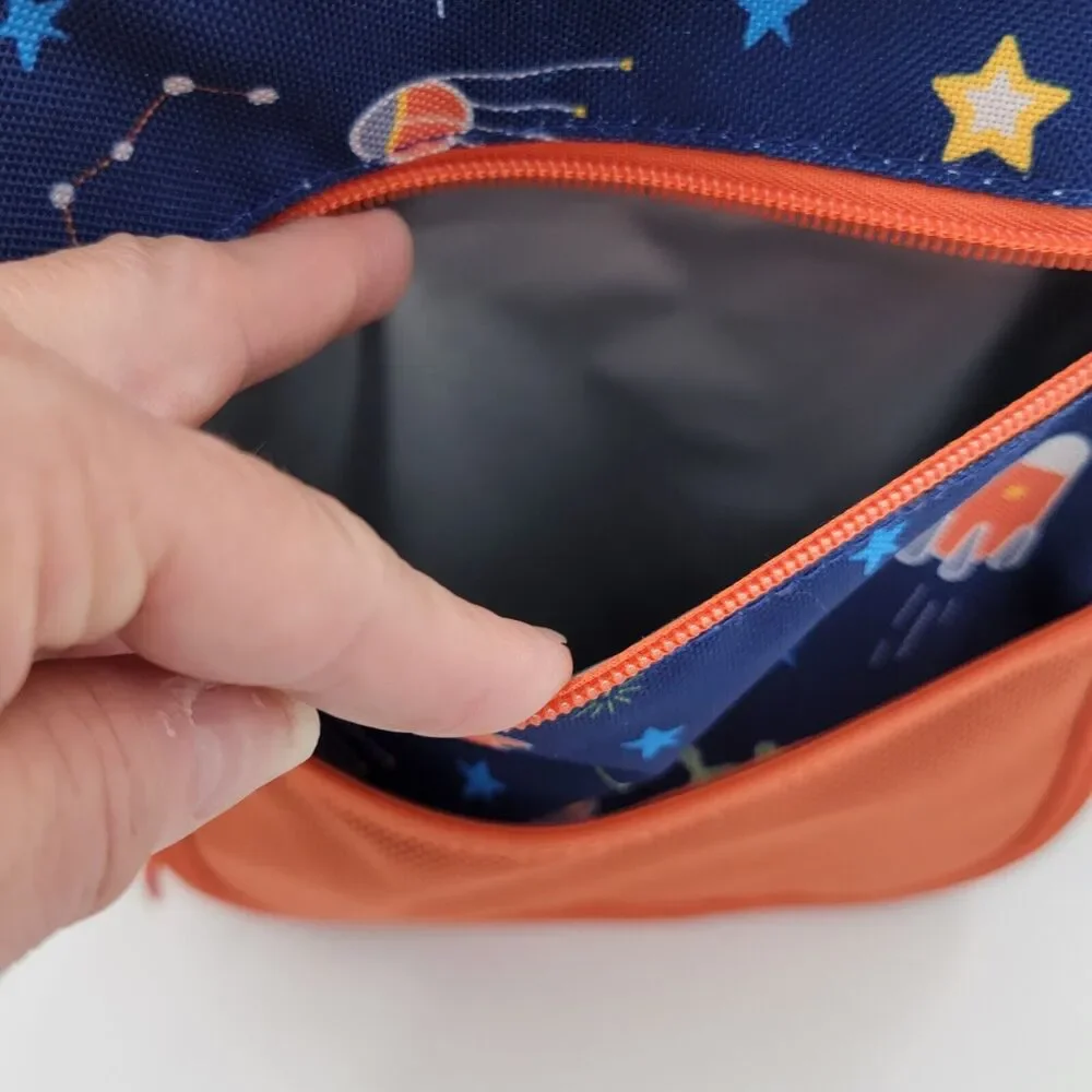 Olivet | Accessories | Olivet Outer Space Insulated Lunch Bag Orange ...